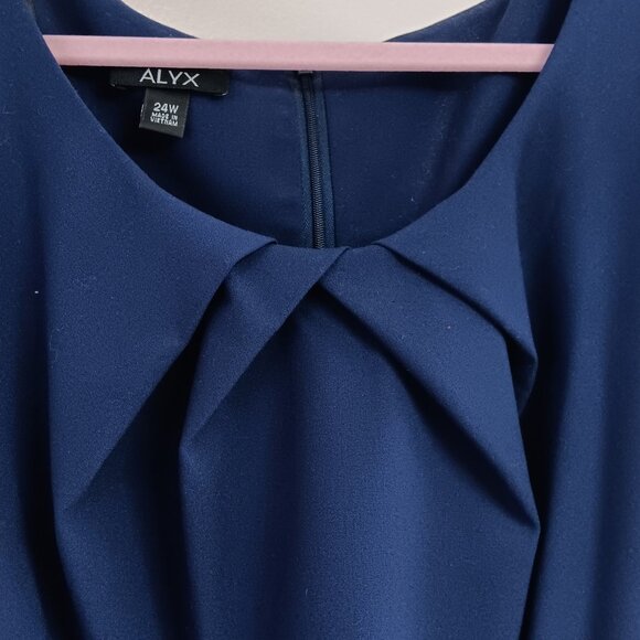 Alyx | Dresses | Alyx Navy Blue Sleeveless Profesional Dress | Poshmark